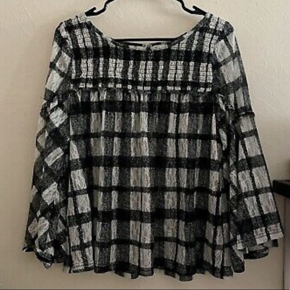 Akemi + Kin | Tops | Akemi Kin Plaid Top | Poshmark